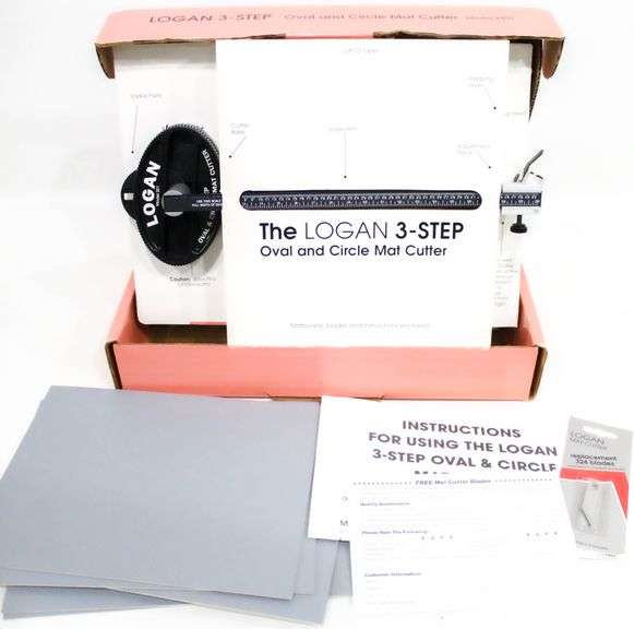 Logan 3-Step Oval and Circle Mat Cutter - Bunting Online Auctions