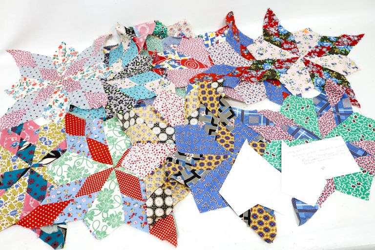 Quilt Blocks - Arab Tent Pattern - See Consignor Note for Details ...