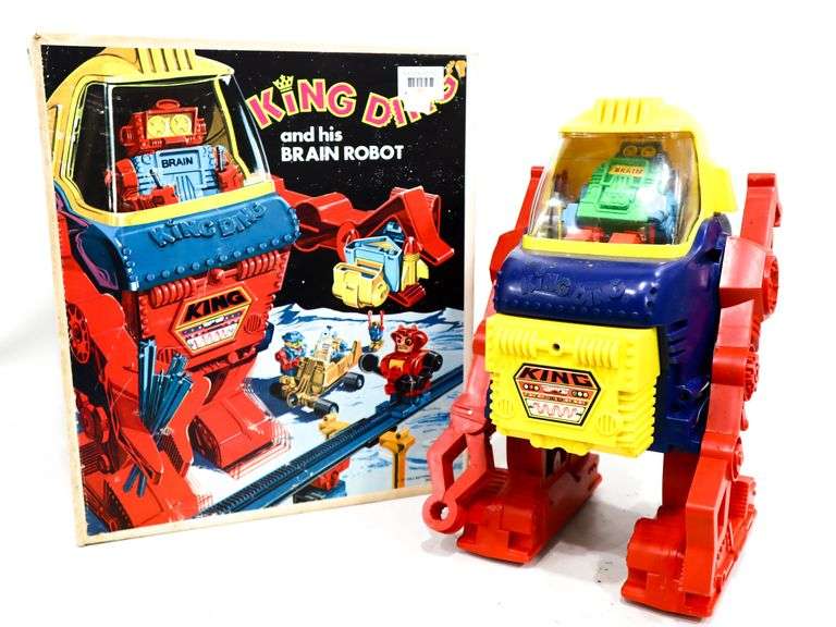 King Ding and His Brain Robot Collectible Toy. 1971 Topper Corp ...