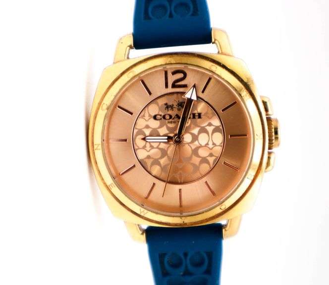 Coach Rose Gold Boyfriend Watch. - Bunting Online Auctions