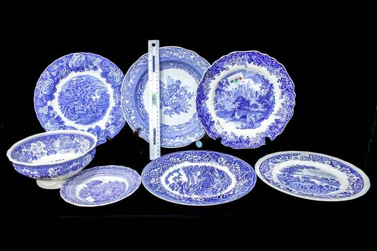 Vintage England Tableware Plate Collection: The Spode Blue Room ...