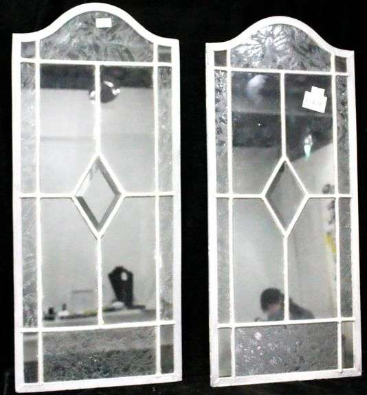Arched Top Beveled and Pattern Glass Leaded Glass Mirrors - Window Art ...