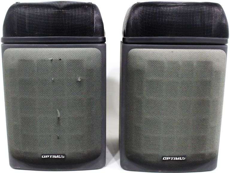 OPTIMUS PRO LX5 Bookshelf Speakers (Pair) - Bunting Online Auctions