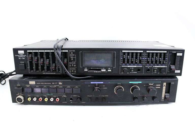 Sansui Model AV-77 Audio Video Processor - and - Sansui RG-700. Stereo ...