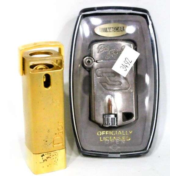 Vintage Lighters: NASCAR Dale Earnhardt Lighter in Box - and- Dior Gold ...