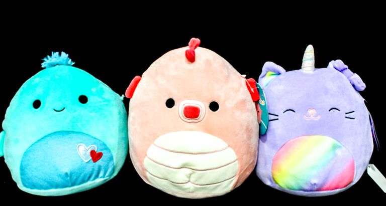 Squishmallows Cascade, Starla & Cienna Plush Toys. - Bunting Online ...