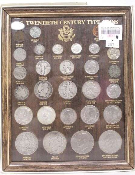 US Twentieth Century Coin Type Set , One coin of EVERY type , Includes ...