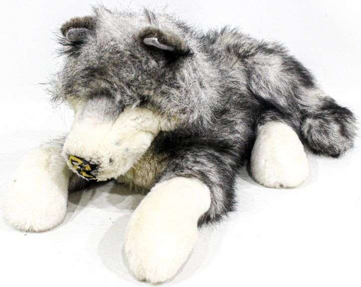Folkmanis Plush Hand Puppet Gray Timber Wolf - Bunting Online Auctions