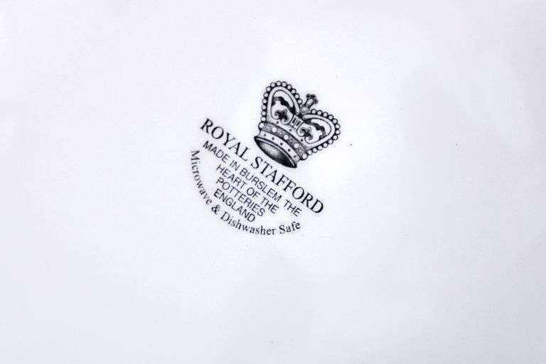 Royal Stafford Serving Bowl, Back Stamp is a Logo Crown and below "Made ...