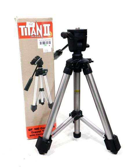 Titan II Tripod Model QT 100 Travel Tripod - Bunting Online Auctions