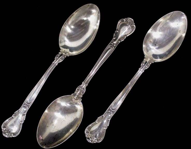 Sterling Silver Spoons , Made By Gorham Pat 1895 , 4 items , Total ...