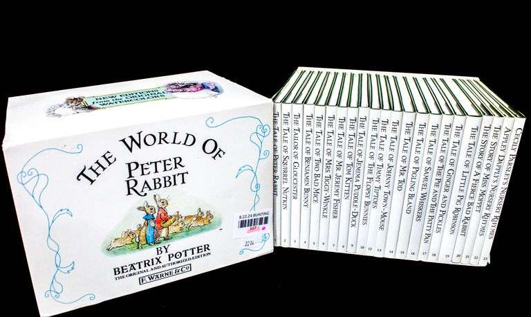 The World of Peter Rabbit by Beatrix Potter - Mini Books with Sleeve ...