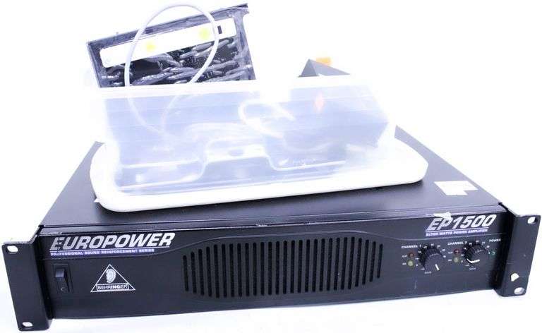 Behringer Europower Model EP1500 Amplifier - and - More - Bunting ...