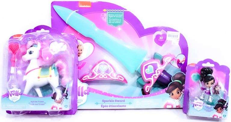 Princess Nella Toys -- "Style Me Trinket" - and - "Sparkle Sword ...