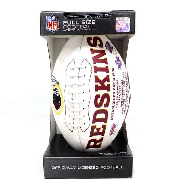 NFL Officially Licensed Washington Redskin Football with NFL, NFC ...