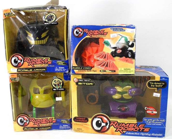 Rumble Robots - Multiple Items in Boxes - Bunting Online Auctions