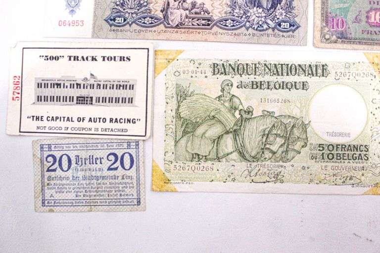 Foreign currency Wartime and Pre War , Includes German and French ...