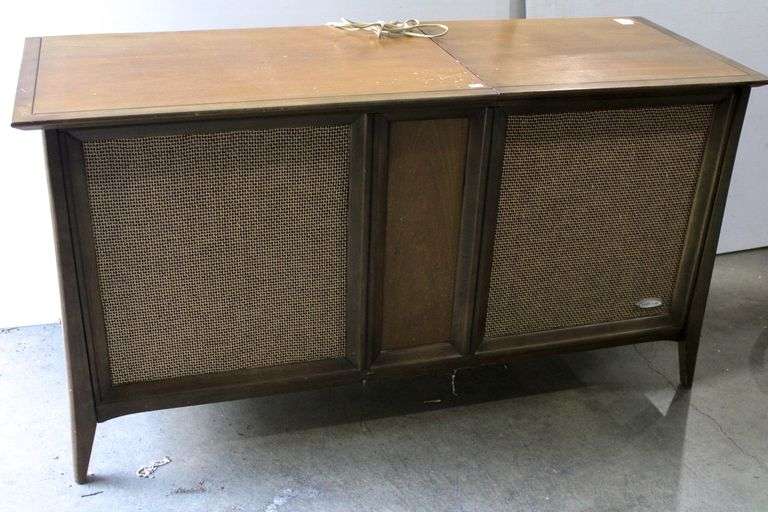 Philco Model M-1669-124 Cabinet with Turntable and Stereophonic High ...