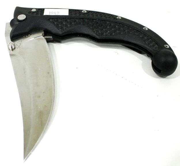 Cold Steel Scimitar #25S folding Knife , With Locking Plain Edge blade ...