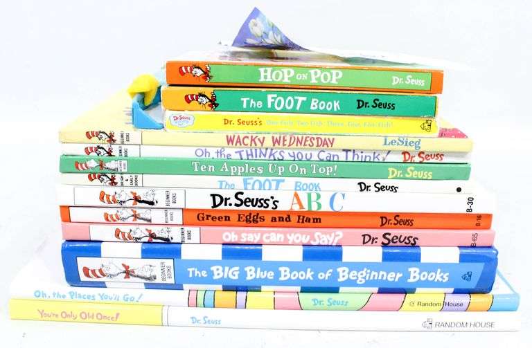 Dr. Seuss' Collectible Beginner Books: The Foot Book , Green Eggs and ...