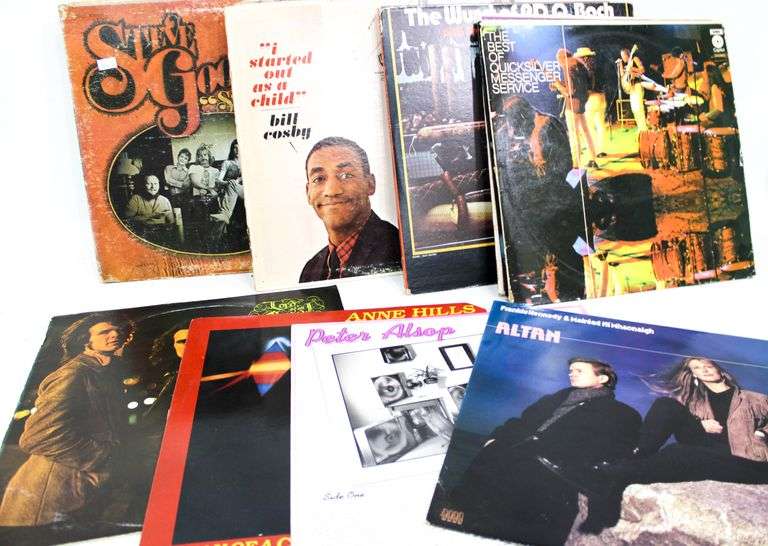 Record Albums: Quicksilver, Peter Alsop, Bill Cosby, Roy Harris, Ritmia ...