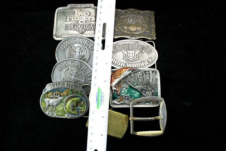 Hiram Walker of Chicago Great American Buckle Co.; Bacardi and Bat ...