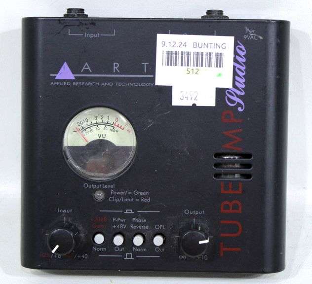 ART Tube Studio Tube Microphone Preamp - Applied Research and ...