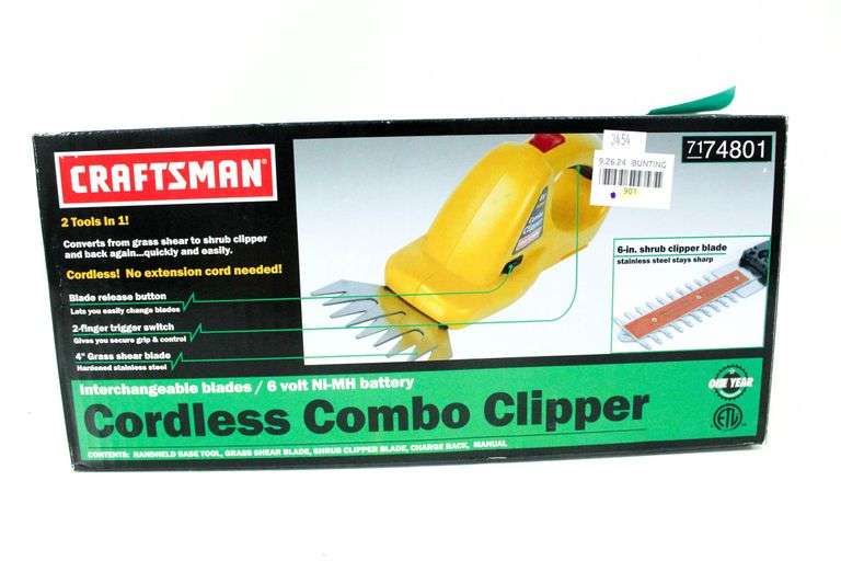 Craftsman Cordless Combo Clipper, Converts from Grass Shears to Shrub ...
