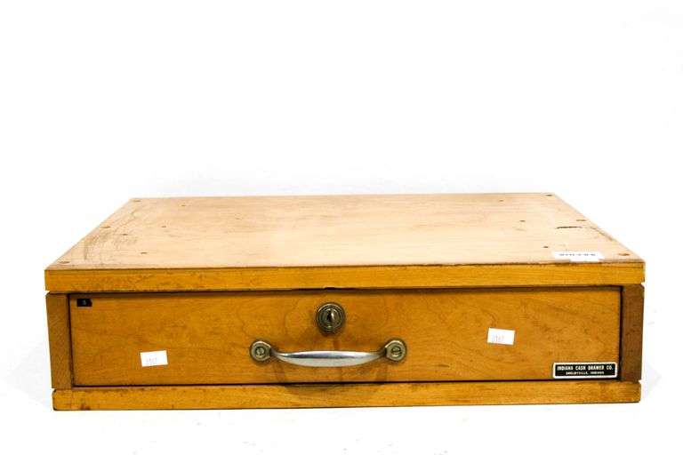 Vintage Wooden Cash Drawer from Indiana Cash Drawer Co. in Shelbyville ...