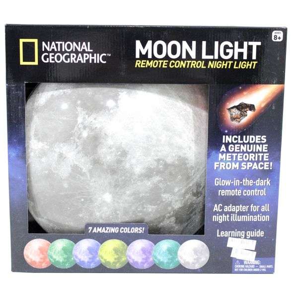 National Geographic Moon Light - Remote Control Night Light. - Bunting ...