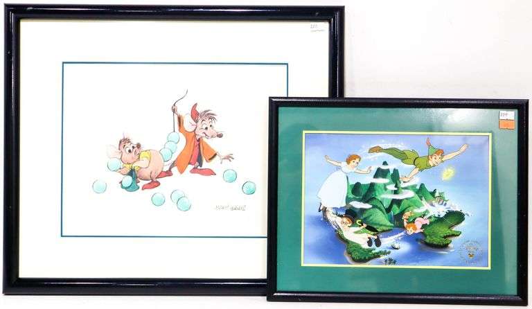 "Cinderella Production Sketch" by Disney Animator Marc Davis (With COA ...