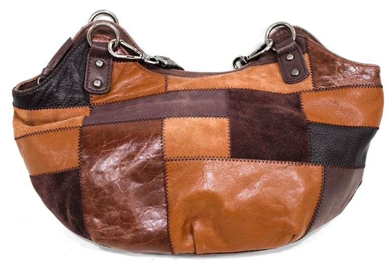 the Sak Western Patchwork Shoulder Bag. - Bunting Online Auctions