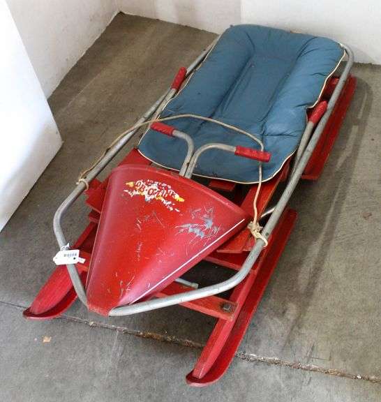 Vintage 1950s Withington "Bob-O-Link" Bobsled: "The Sled That Skis ...