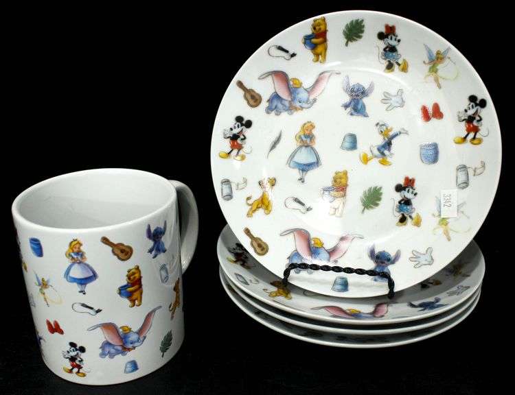 Disney 100th Anniversary Celebration Multi- Character Ceramic Dessert ...