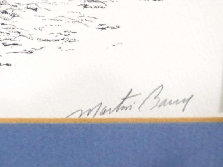 Signed and Numbered Limited Edition "Fells Point" by Martin Barry a.k.a ...