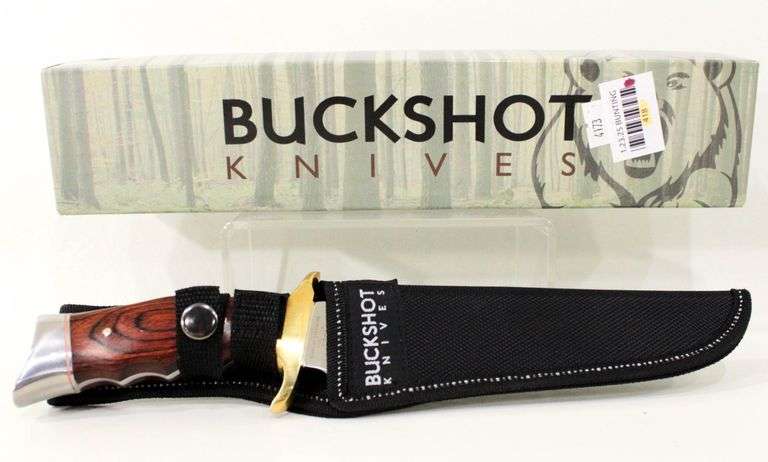Buckshot Knives - Fixed Blade HBS23 Knife with Sheath - Bunting Online ...