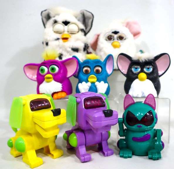 Vintage McDonald's Happy Meal Toys - Robo-chi Poo-chi - and - Furbys ...