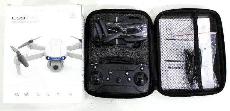 E99 Pro Drone - SD Camera / Trajectory Flight - Bunting Online Auctions