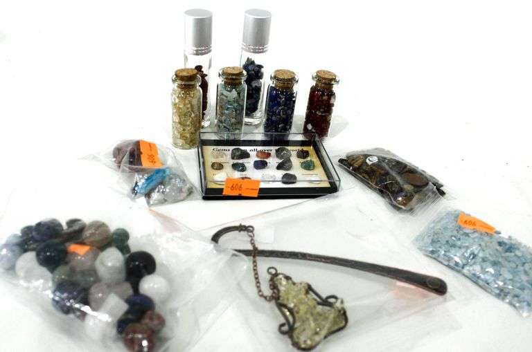 Mineral Specimens - "Gems from all over the world" Framed Collection ...