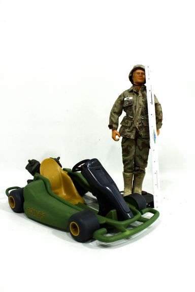 GI Joe Battle Go-Kart / Dune Buggy Vehicle with Marine "Duke" US Army ...