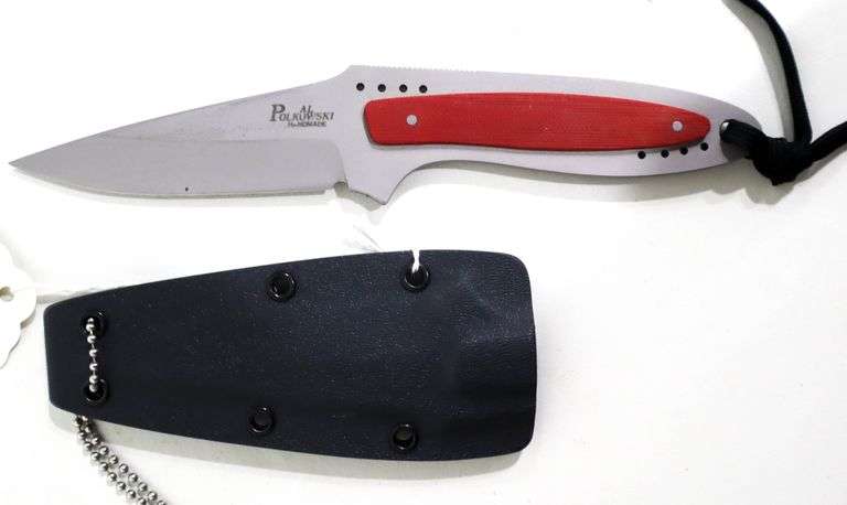 Al Polkowski Custom Tactical Knife ( XR7 #1 ) with tactical plastic ...