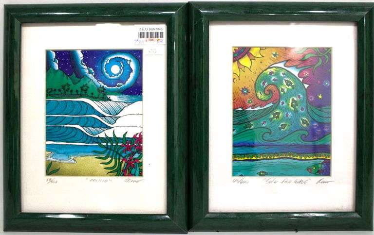 Signed, Titled, and Numbered 58/500 and 68/800 Limited Editions Surf ...