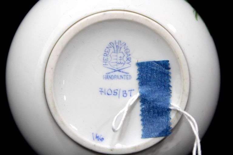 Herend, Signed and Numbered - Hungary Hand Painted Signed and Numbered ...