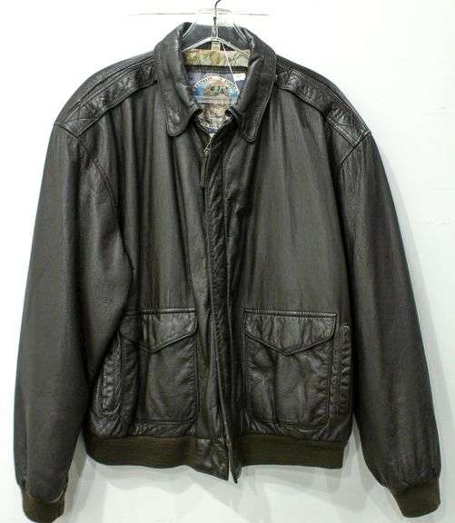 Vintage "Durkee's Express Flight Jackets Leather with a Mission" Men's ...