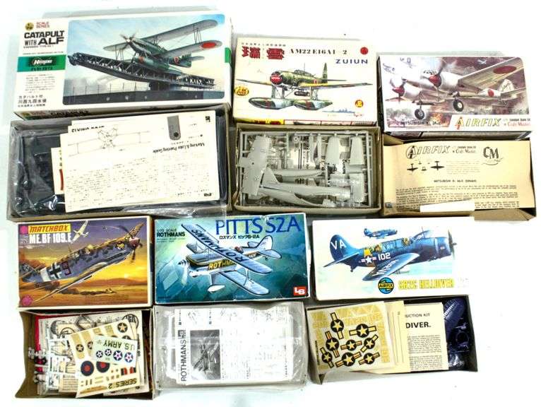 Nice Collection of Vintage Model Fighter Aircraft Kits - Includes ...