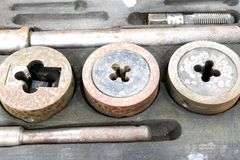 Antique The New Little Giant Screw Plate Tap & Die Set with Original ...