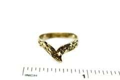 14 KT Gold Open Work Ring, size 6, in a gift box. (1.3 gm) - Bunting ...