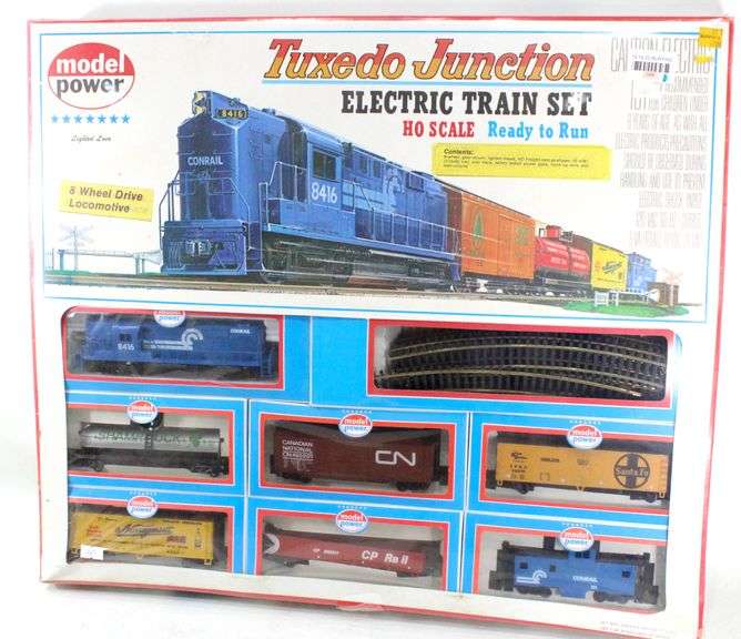 Tuxedo Junction HO Scale Electric Train Set with Box - Bunting Online ...