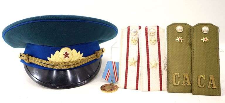 Soviet Military Memorabilia High Ranking Officer's Uniform Components ...