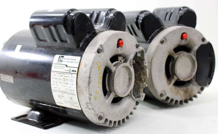 240 volt , Single Phase , Emerson electric compressor motors , one CCW ...